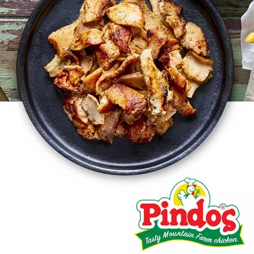 Pindos Chicken Gyros Precooked 1kg | Nostalgia Foods Ltd